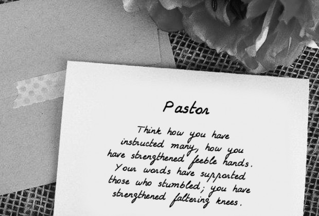 Pastor Appreciation Letters Pastor Gifts