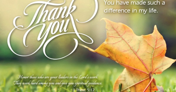 Thank You Notes Appreciating Pastor | Pastor-Gifts.com