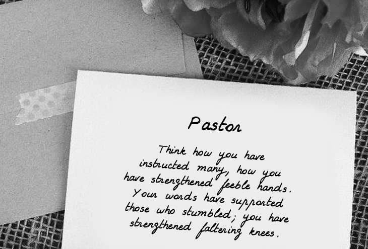 Pastor Appreciation Letter Pastor Gifts